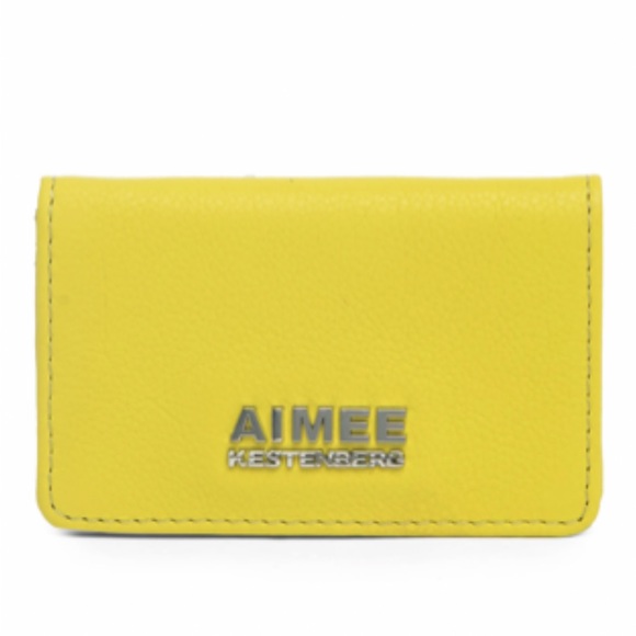 Aimee Kestenberg | Bags | Aimee Kestenberg Bifold Sammy Lemon Lime Wallet | Poshmark